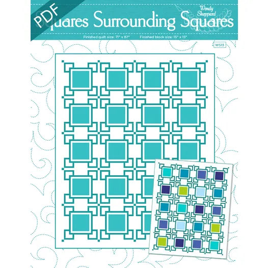 Square Surrounding Squares Quilt Pattern – SewinAsylum.com